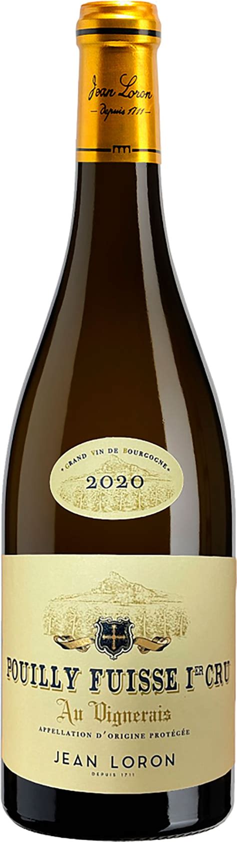 Jean Loron Pouilly Fuissé 1er Cru Au Vignerais 2021 Alko
