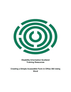 Fillable Online Creating A Simple Accessible Form In Office Using