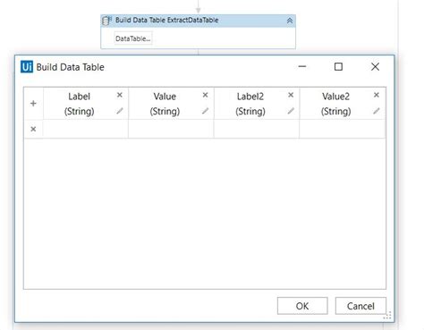 add data row with extract datatable positioning of the columns help uipath community forum