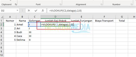 Rumus Vlookup Beda Sheet Di Excel Tribundepok