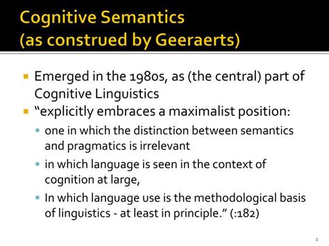 ppt semantics and lexicology svem21 6 cognitive semantics powerpoint presentation id 2027708