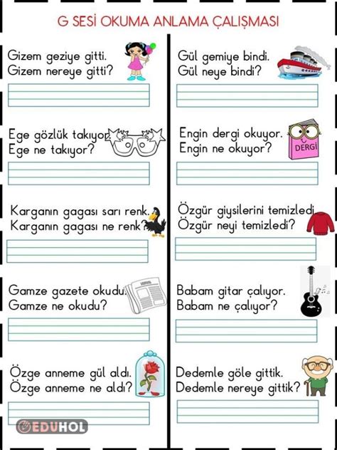 G Sesi Okuma Anlama Al Mas Eduhol Ders Videolar Zle Online