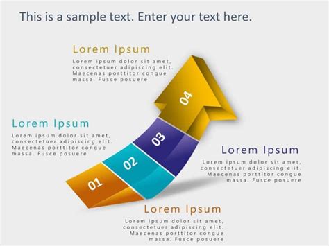 Steps Arrow Growth Drivers Powerpoint Template Slideuplift
