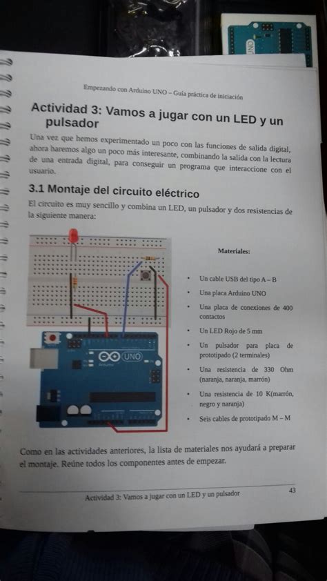 Tpr Pr Ctica N Arduino Controlar Un Led Con Un Pulsador