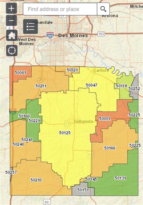Zip Code Map Des Moines Allene Madelina