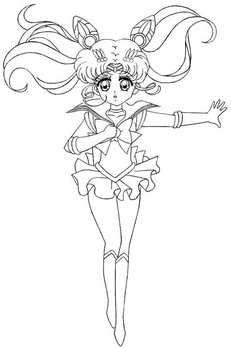 Sailor Chibi Moon Coloring Pages Sketch Coloring Page