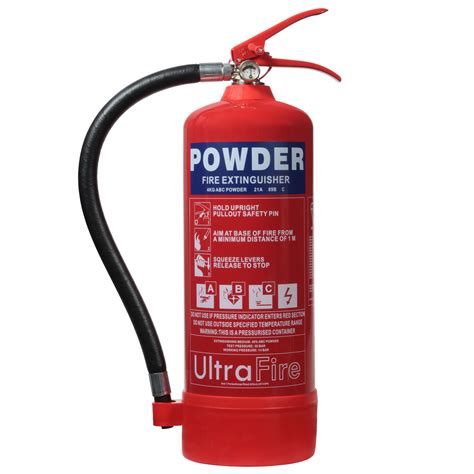 Ultrafire 4kg ABC Dry Powder Fire Extinguisher