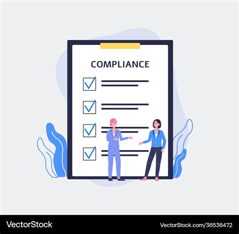 Regulatory Compliance Concept A Flat Royalty Free Vector