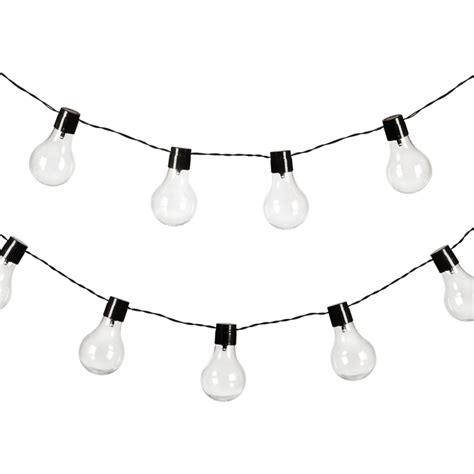 Guirlande lumineuse solaire extérieure GUINGUETTE 2 M
