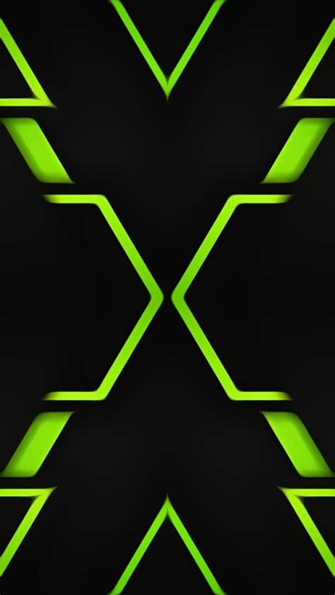 Amoled Verde Nero 3d Strisce Tecnologia Samsung Neon Futuro