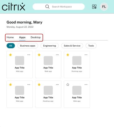 Whats New In Workspace User Interface UI Citrix Workspace