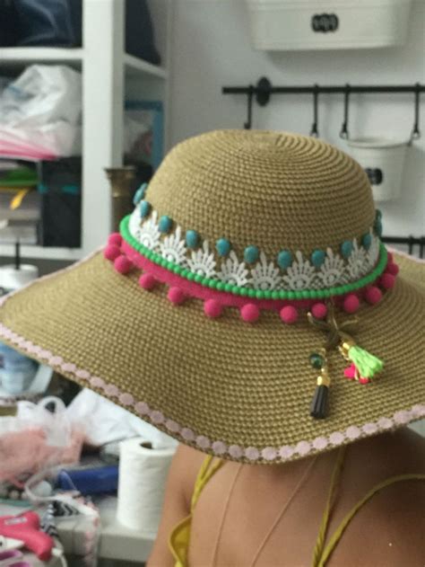 Sombrero Decorado De Playa Crochet Hats Embroidered Hats Beautiful Hats