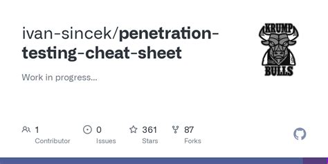 penetration testing cheat sheet readme md at master · ivan sincek penetration testing cheat