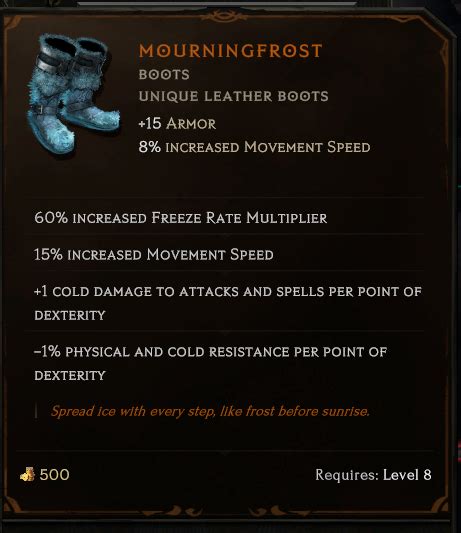Buy Mourningfrost Ting Or Tra In Last Epoch Items Offer 247691135