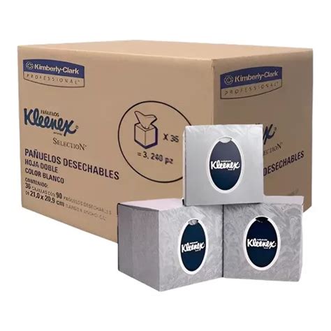 Pañuelo Facial Kleenex 89328 De 90 Hojas Dobles 36 Paquetes Envío gratis