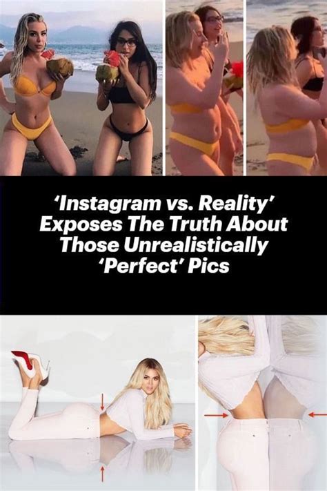 Instagram Vs Reality Exposes The Truth About Those Unrealistically