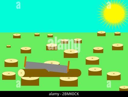 Birch Trees Trunk With Bark Texture Forest Isolated Vector Black