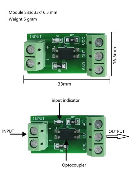 Snapklik NOYITO 1 Channel PC817 Optocoupler Isolation Module