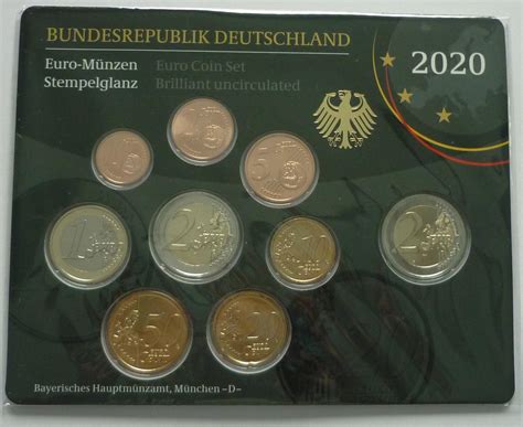 Deutschland Brd Germany Euro D Euro Kursm Nzensatz