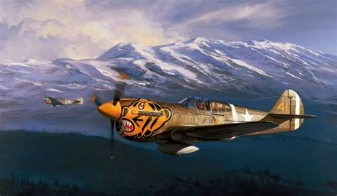 Fond D Cran La Seconde Guerre Mondiale Avion Curtiss P Warhawk