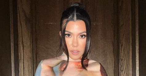 Kourtney Kardashian Branded Ridiculous For Wearing X Rated Illusion