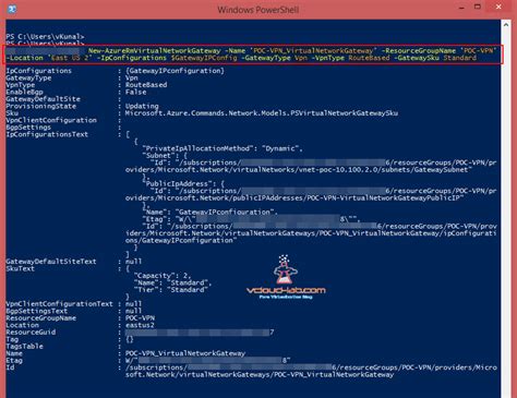 PART 5 1 VIRTUAL NETWORK GATEWAY DEPLOYMENT USING MICROSOFT AZURE