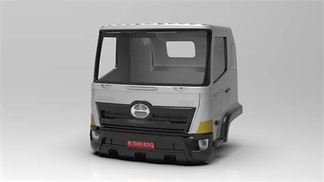 Hino D Model Cgtrader