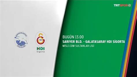 TRT SPOR Yıldız on Twitter Mislicom Sultanlar Ligi nde Sarıyer