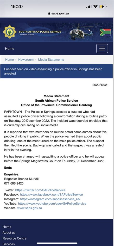 Yusuf Abramjee On Twitter RT LirandzuThemba ARRESTED CHARGED