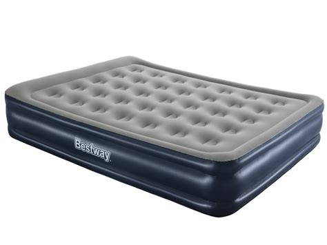 BESTWAY Dwuosobowy DMUCHANY MATERAC Welur Pompka 7311036398