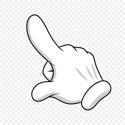 Click Fingers Clipart Transparent Background Clicking Finger Cartoon