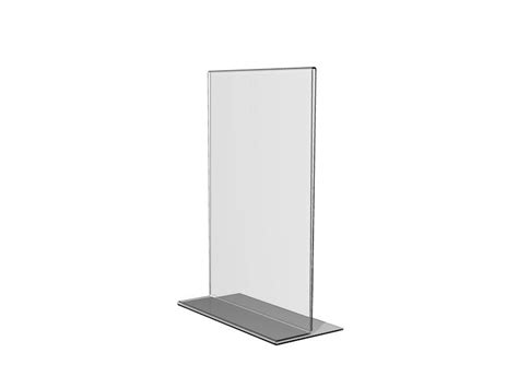 Stojak Na Menu A4 Pionowy Plexi 2 Mm BezbarwnaSTOJAKI Z PLEXI