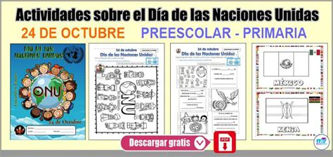 Actividades sobre el Día de las Naciones Unidas Preescolar y Primaria
