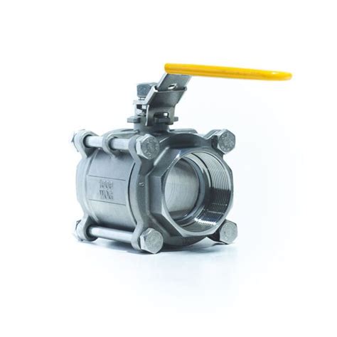 Válvula Esfera Tripartida Aço Inox 304 Rosca Bsp Ø1 Leroy Merlin