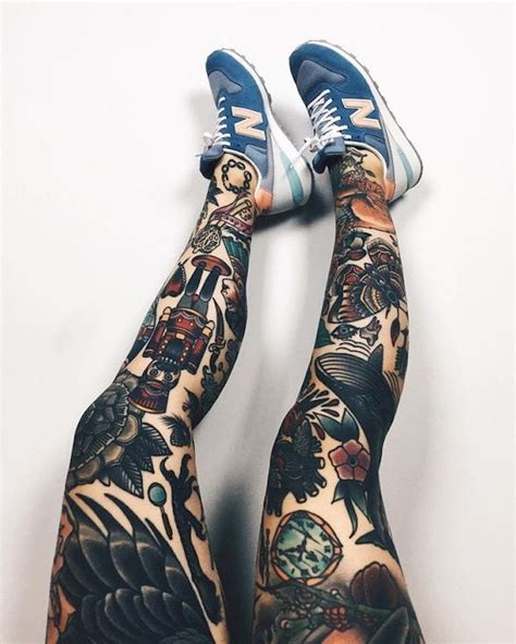 31 Tatuagens femininas fantásticas na perna Página 5 de 6 123 Tatuagens