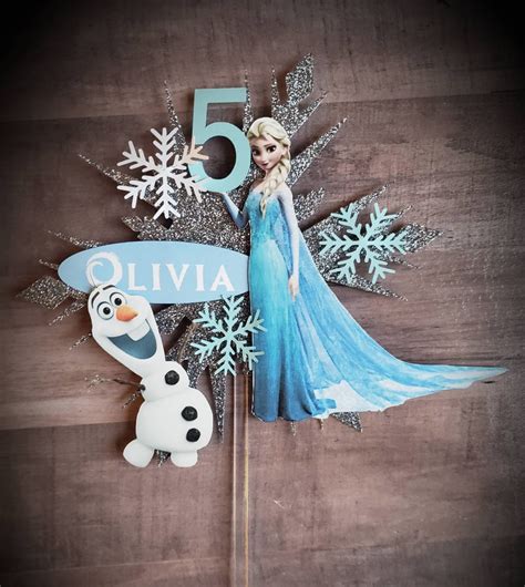 Frozen Cake Topper Elsa Cake Topper Frozen Etsy Artofit