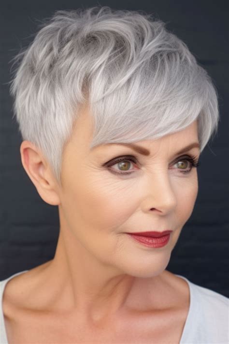 Achieve A Sleek Pixie With A Side Volume Finish By Using A Round Brush