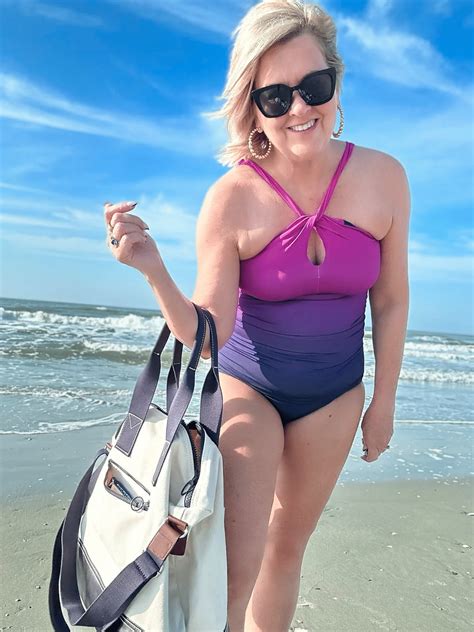 Lands End Figure Flattering Swimsuits For Women Over 50