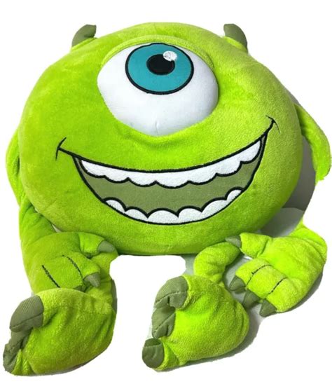 DISNEY PIXAR MONSTERS Inc Mike Wazowski Green Plush 20 W Legs Stuffed