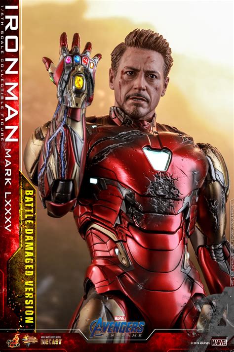 Hot Toys MMS 543 D33 Avengers Endgame Iron Man Mark LXXXV Battle