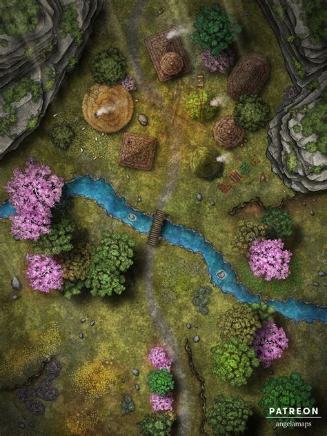 Mountain Village Angela Maps Free Static And Animated Battle Maps