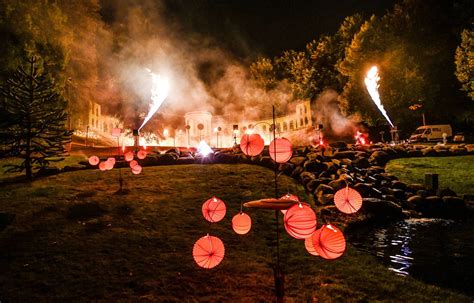 Kleve Lichterfest Mit Feuerwerk Am Forstgarten Und Amphitheater