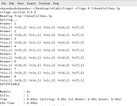 clingo answer set programming group into two sets so that those who like each other are in
