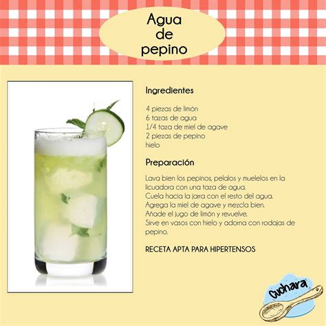 Agua De Pepino Agua De Pepino Con Limon Agua De Pepino Receta De