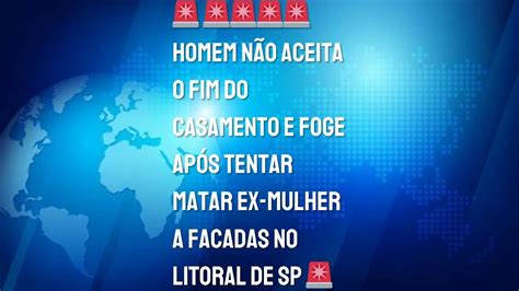 Homem não aceita o fim do casamento e foge após tentar matar ex mulher