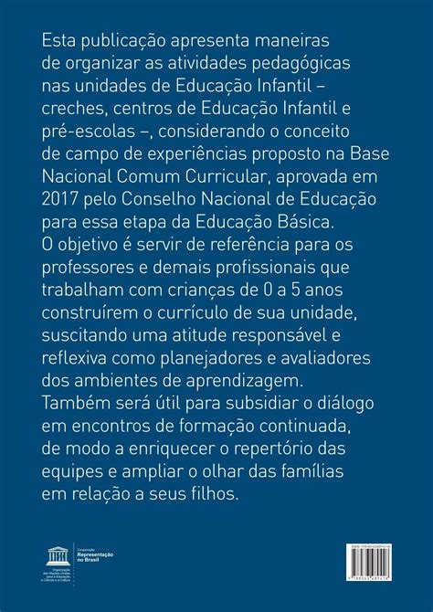 Campos de Experiências Efetivando direitos e aprendizagens na