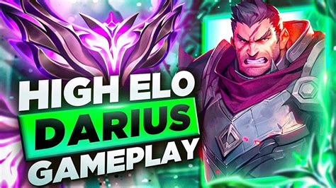 S13 High Elo Darius Gameplay 11 Season 13 Split 2 SoloQue Split 2
