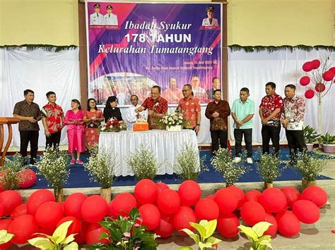 Hadiri HUT Ke 178 Kelurahan Tumatangtang Wawalikota Wenny Pererat