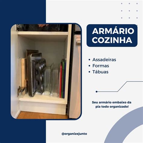 Organizar armário de cozinha embaixo da pia