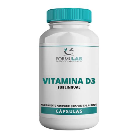 Vitamina D3 7 000ui Cápsula Sublingual
